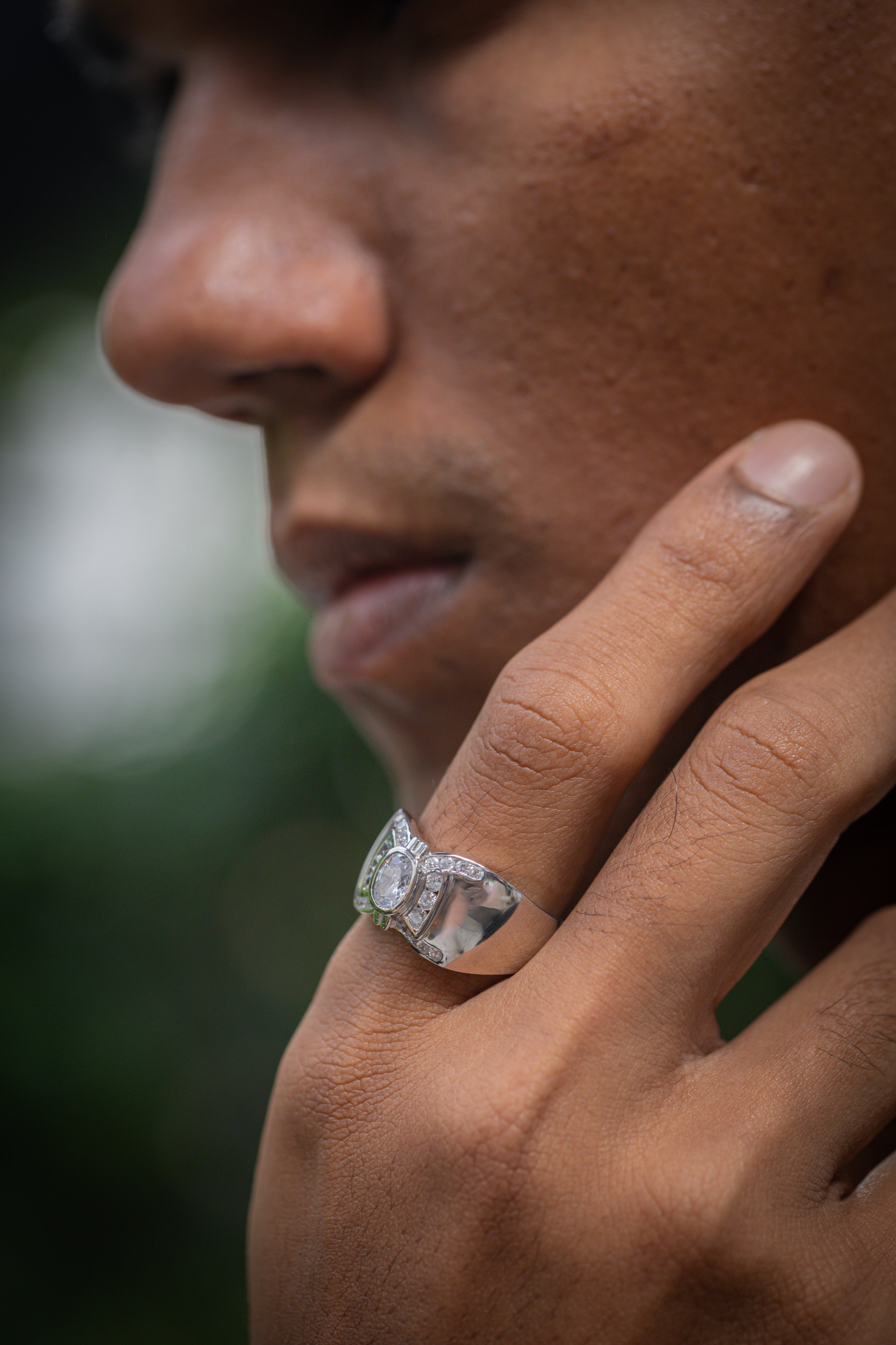 Excalibur Men’s Silver Ring – Parman