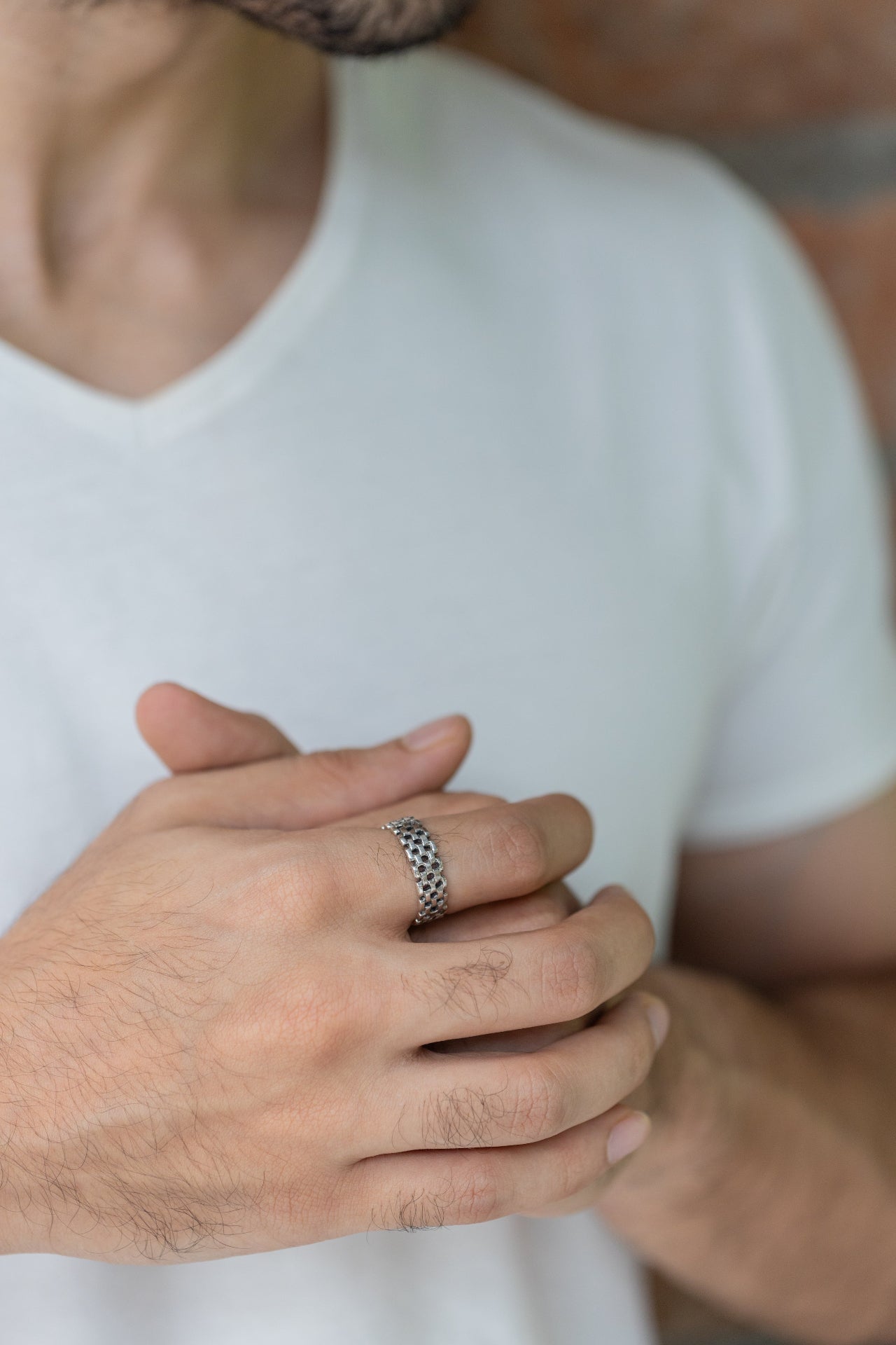 Zenith Men’s Silver Ring – Parman