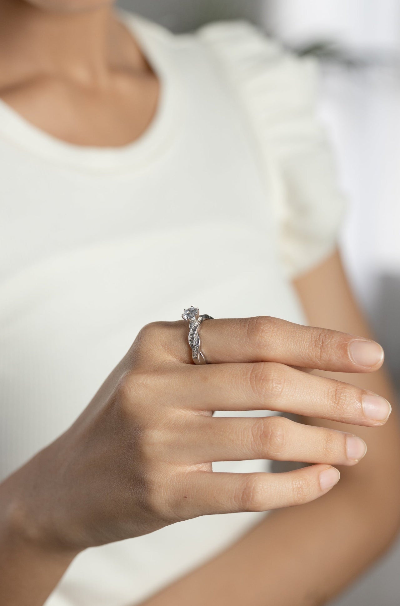 Anika Gemstone Silver Ring – Parman