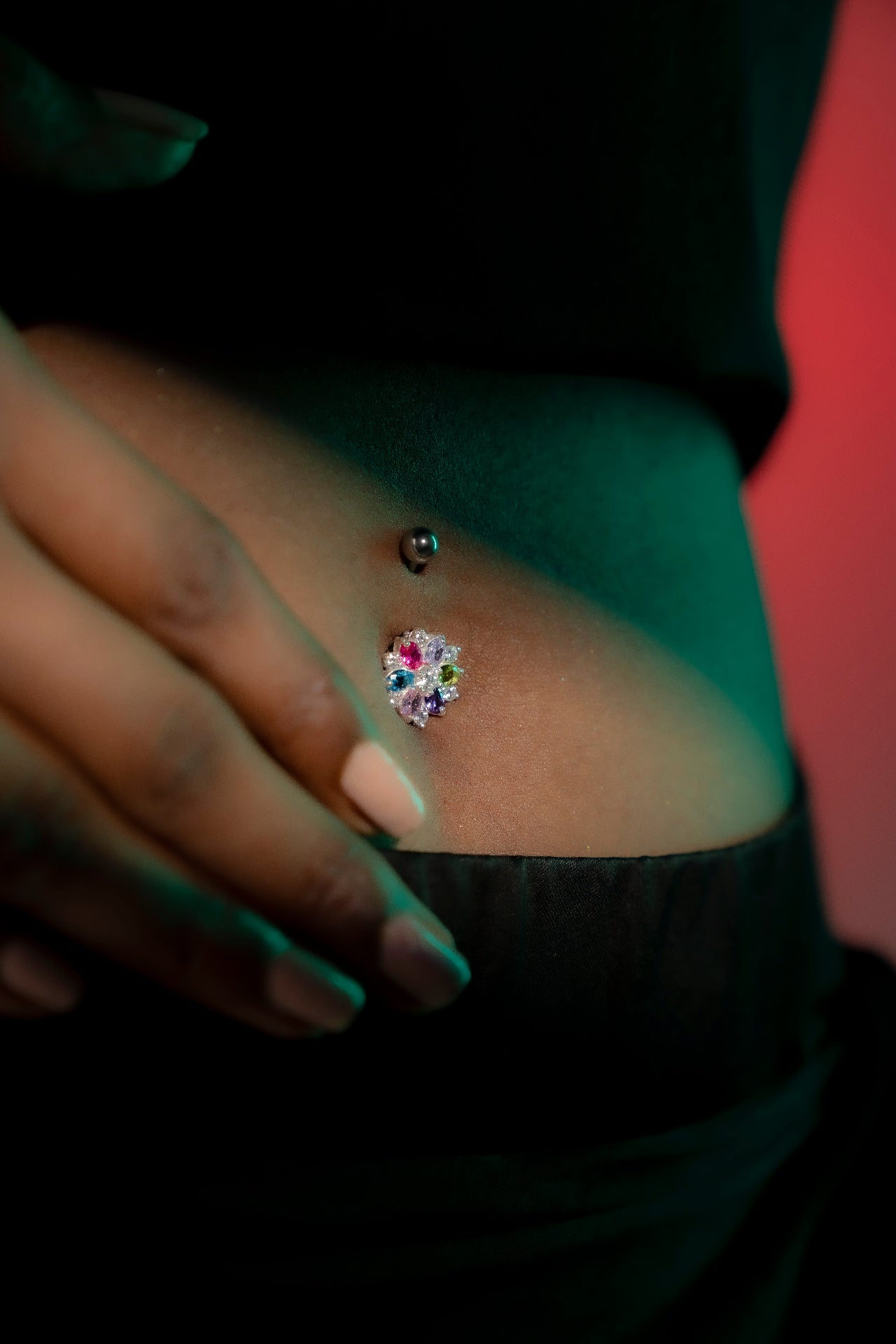 Dewdrop Bloom Belly Button Ring – Parman