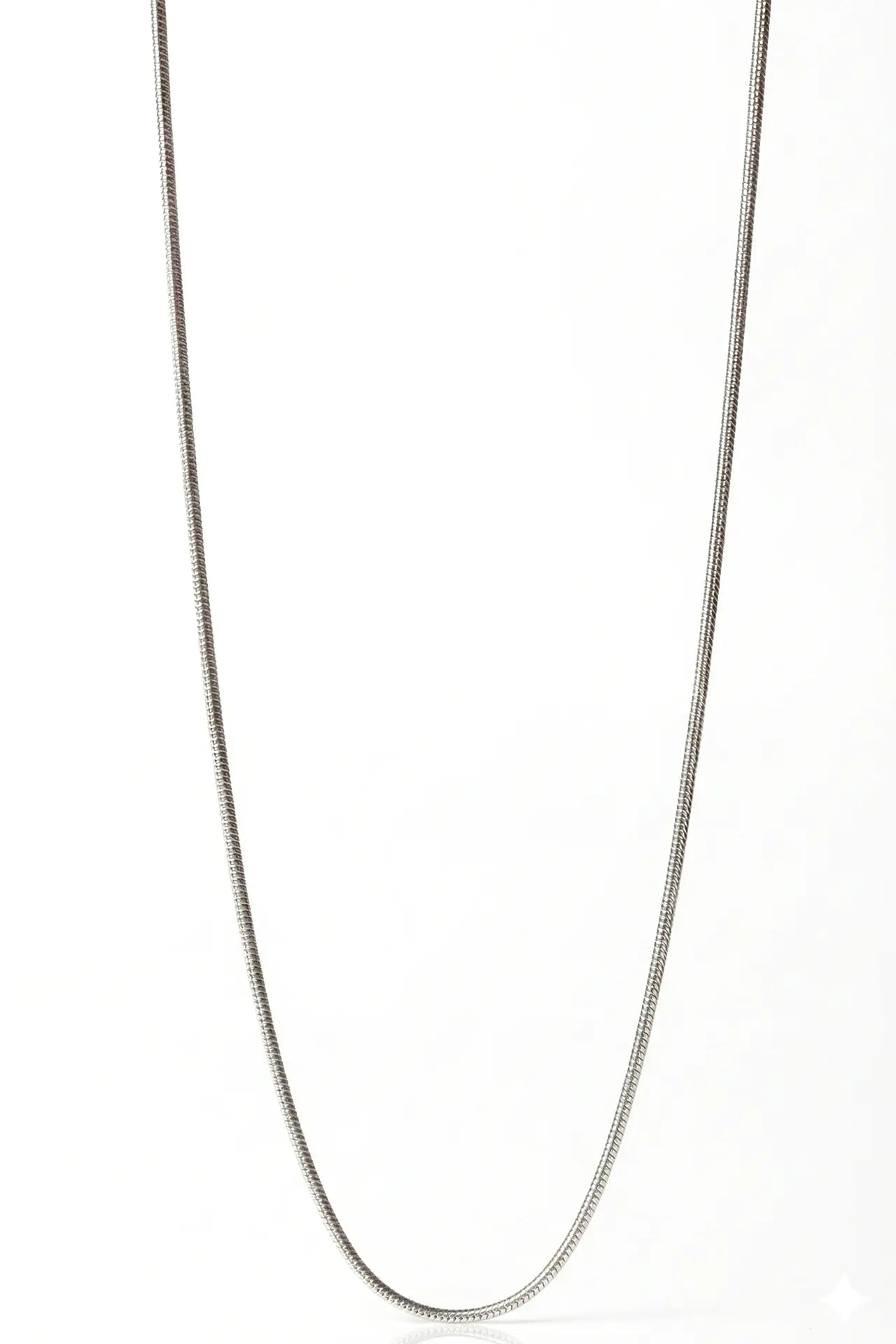 Chains that Speak Elegance: Faris Men’s Silver Snake Chain – Parman
