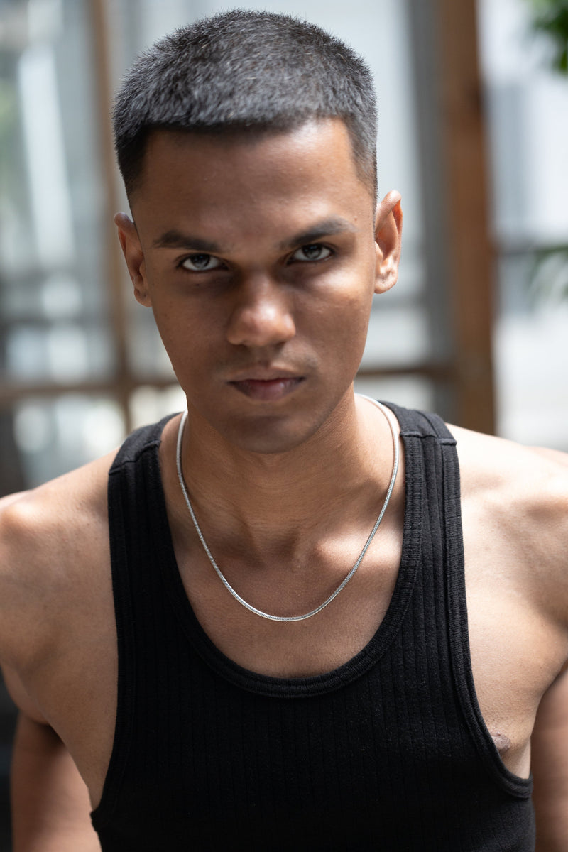 Hector Men’s Silver Snake Chain – Parman