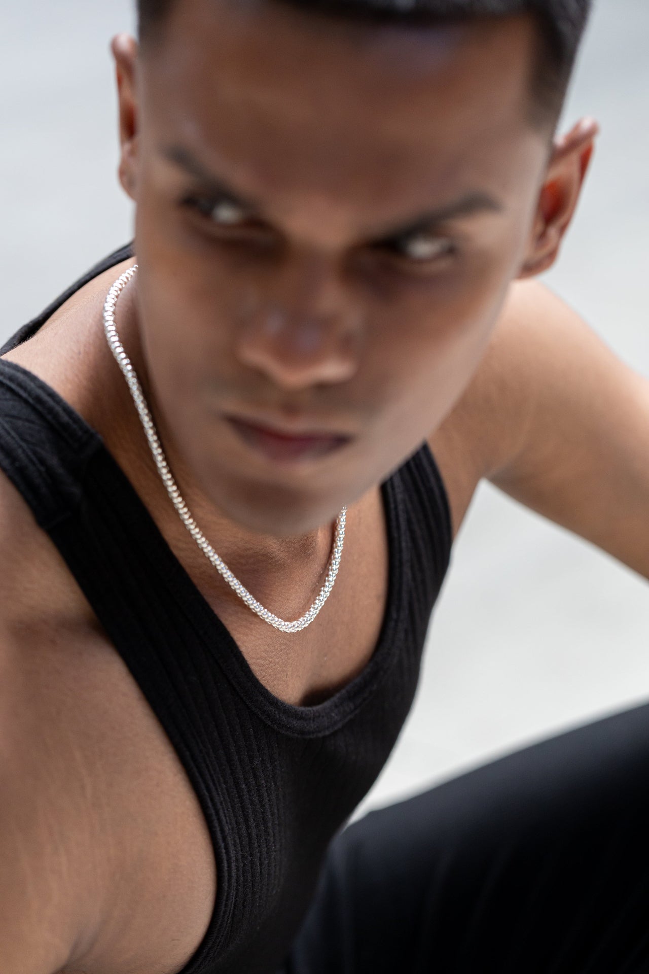 Adonis Men’s Silver Popcorn Chain – Parman