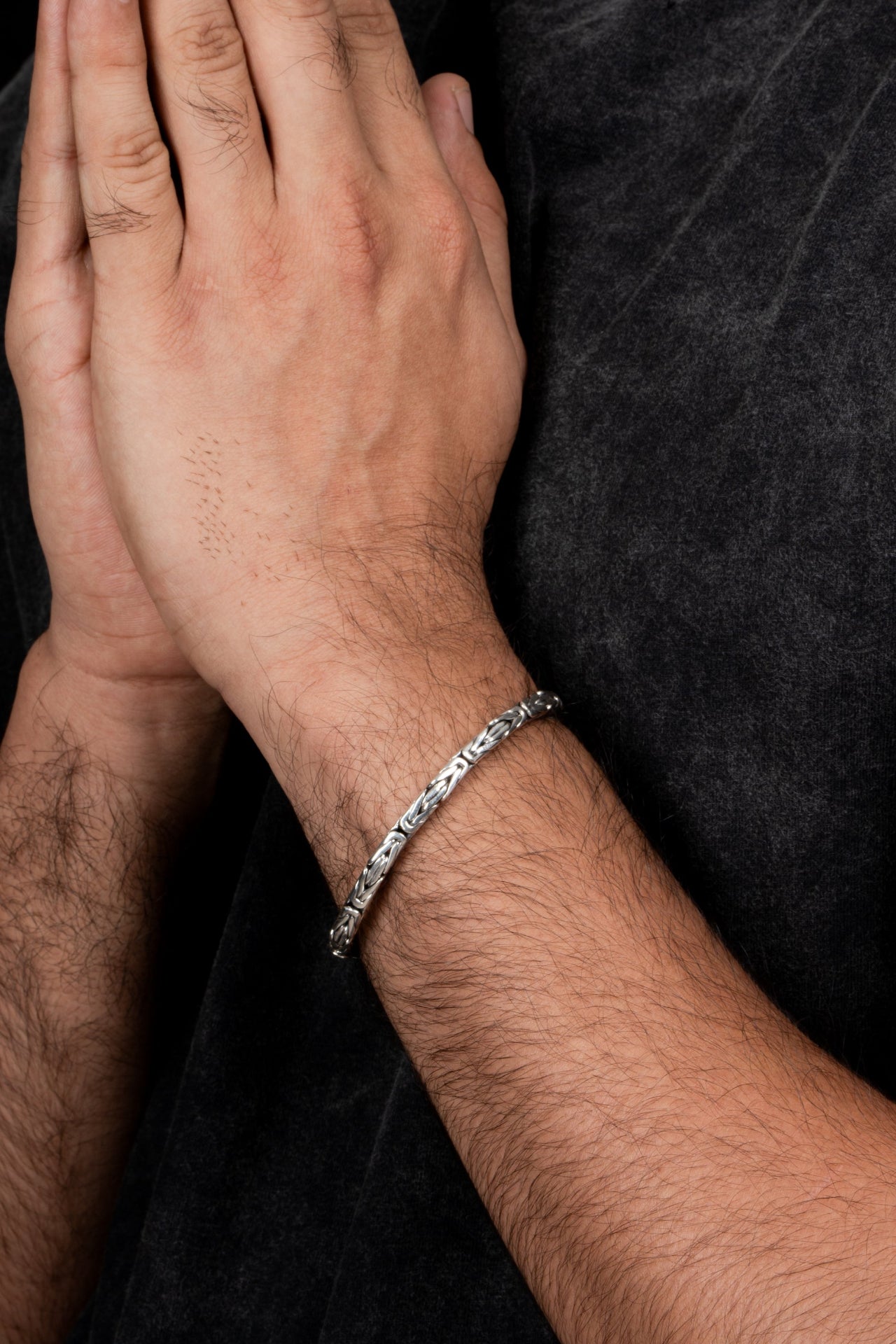 Spiro Men’s Silver Bracelet – Parman