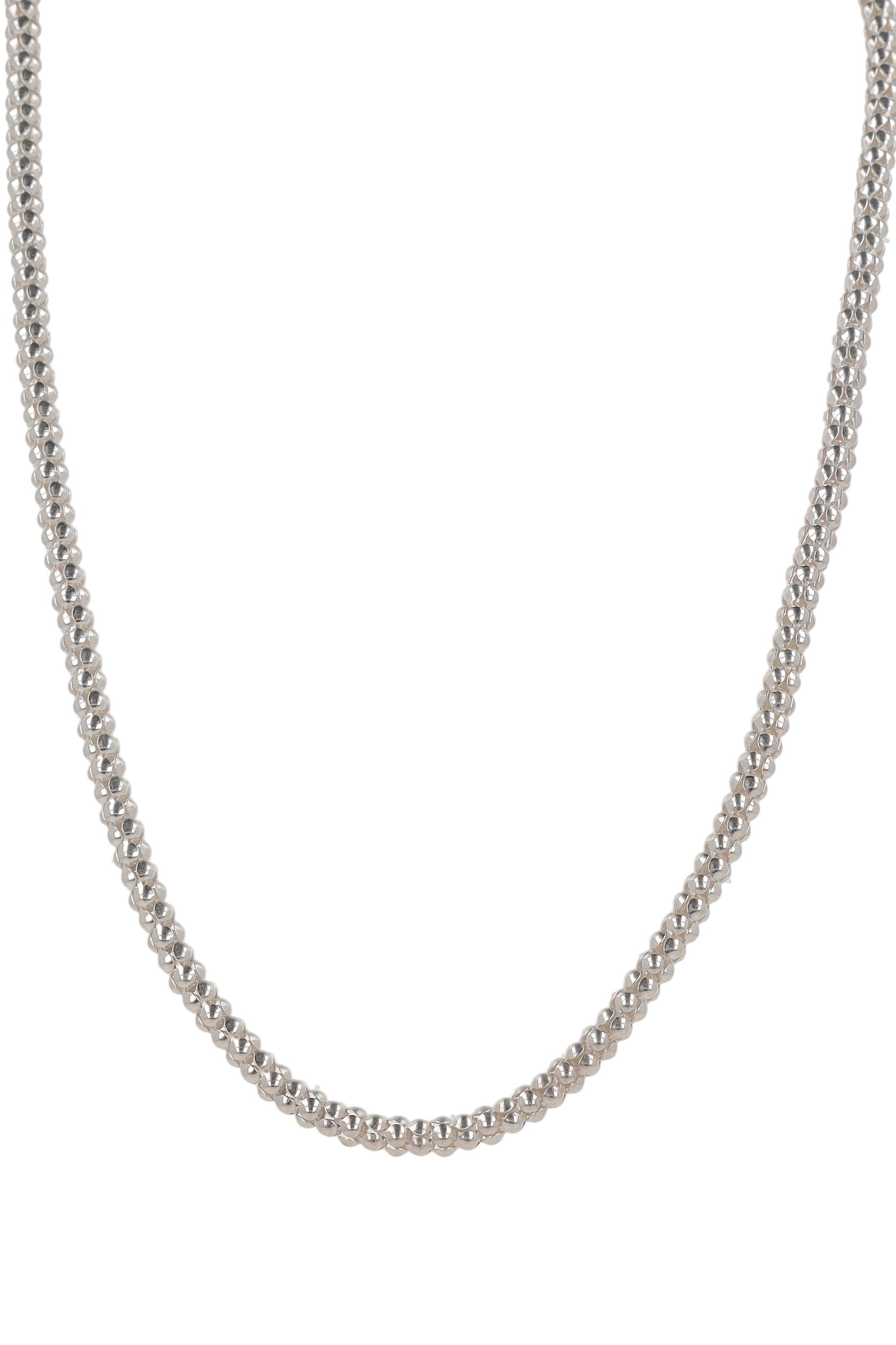 Adonis Men’s Silver Popcorn Chain – Parman