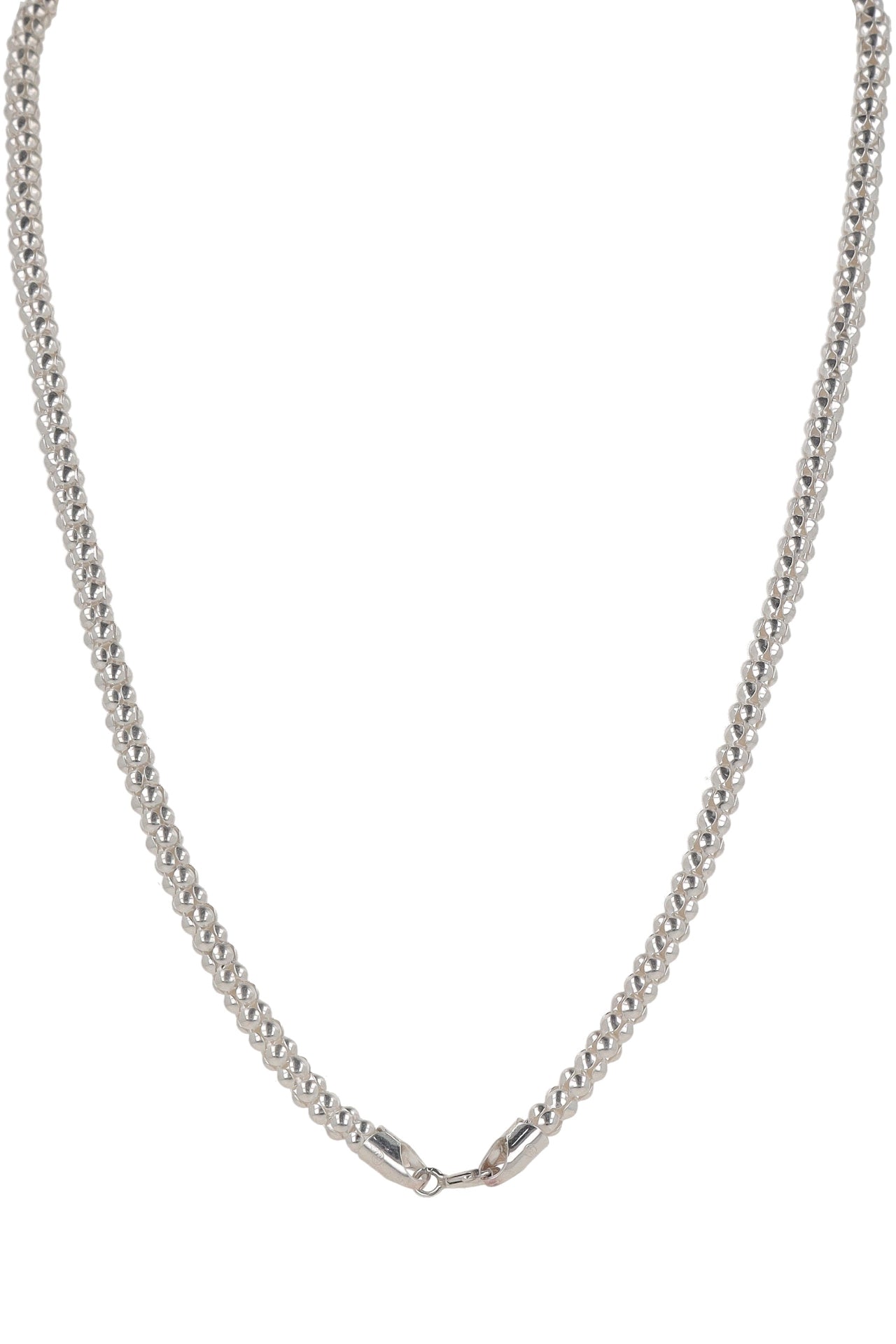 Adonis Men’s Silver Popcorn Chain – Parman